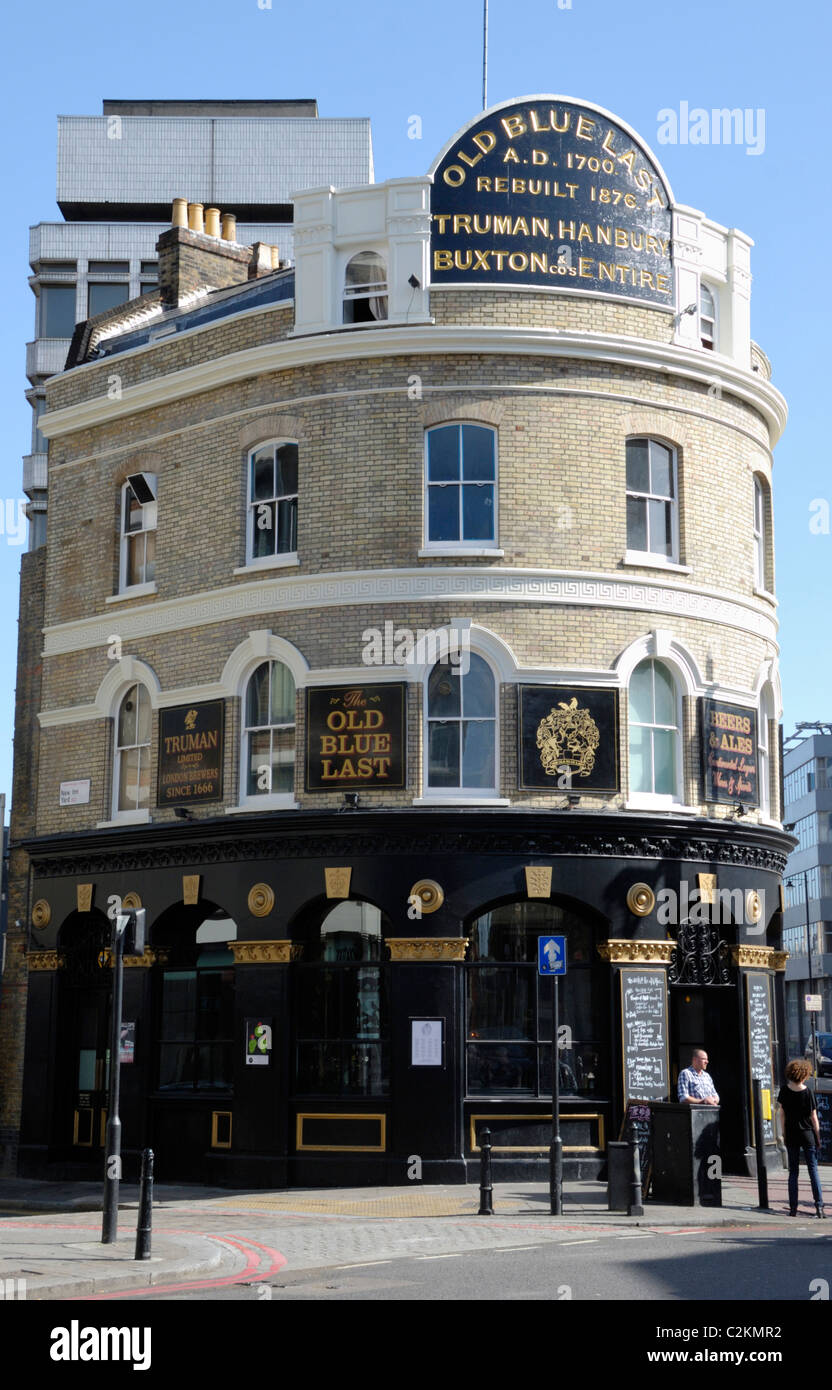 The Old Blue Last public house Great Eastern St, Shoreditch, London, England Stock Photo - Alamy