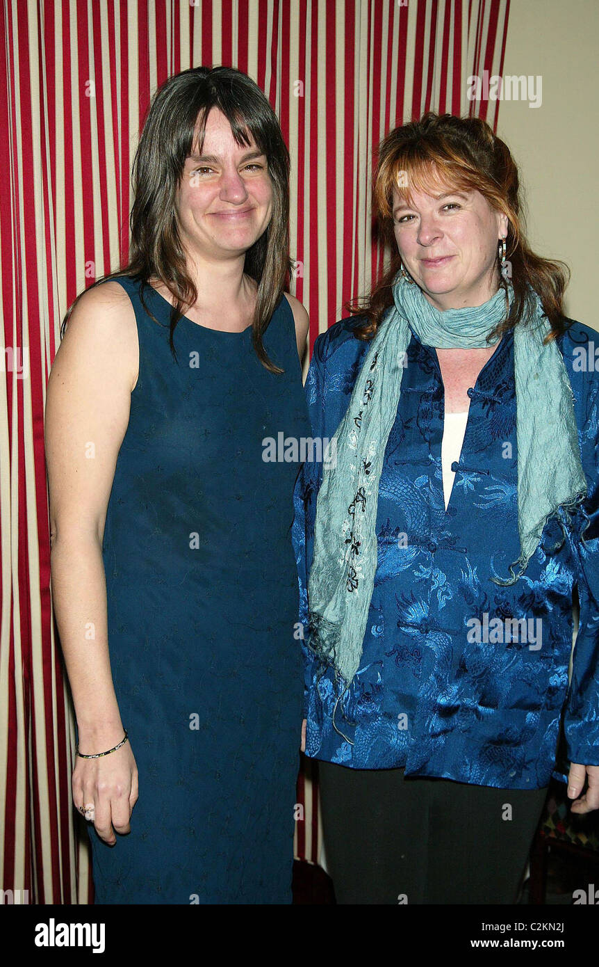 Pam MacKinnon (director) and Theresa attending the opening night after ...
