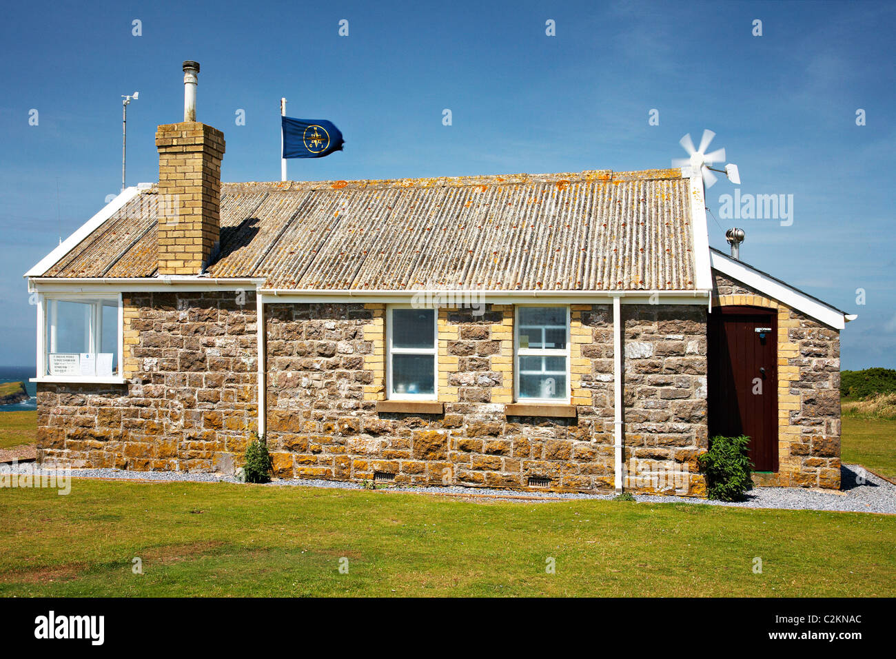 National Coastwatch Institution (NCI) Worms Head, Rhossili, Gower Stock ...