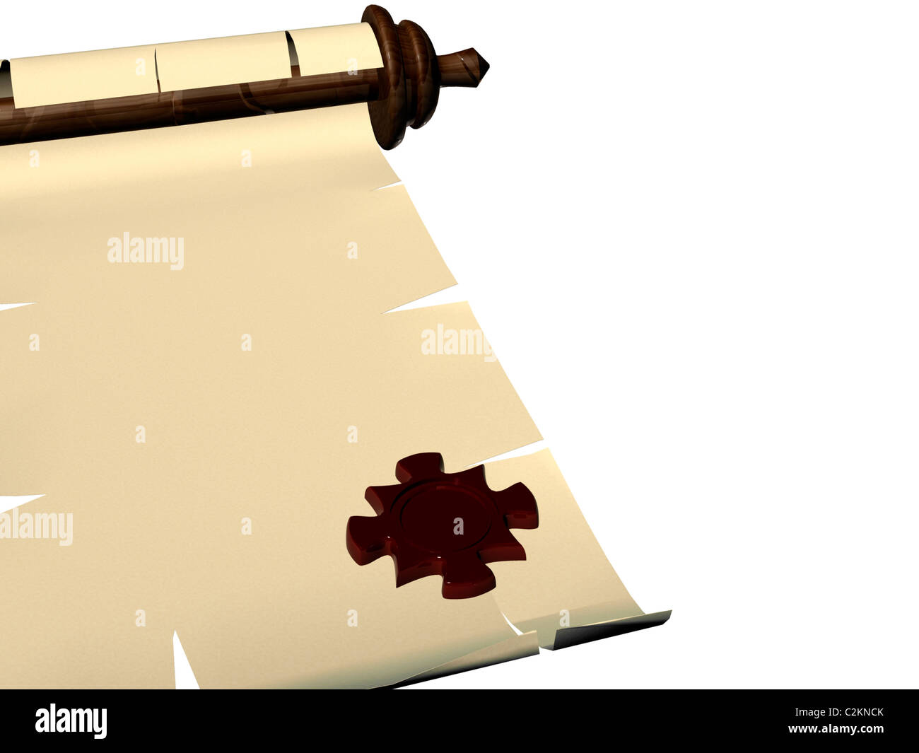 3d ancient scroll hi-res stock photography and images - Alamy