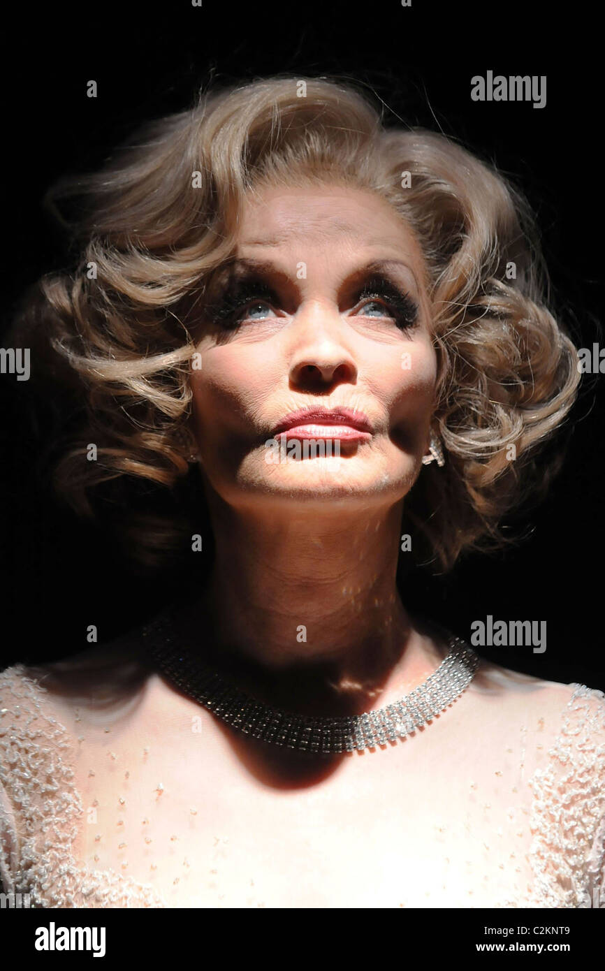 Kate O'Mara poses as Marlene Dietrich for a photo shoot to promote the ...