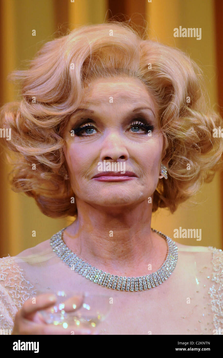 Kate O'Mara poses as Marlene Dietrich for a photo shoot to promote the ...