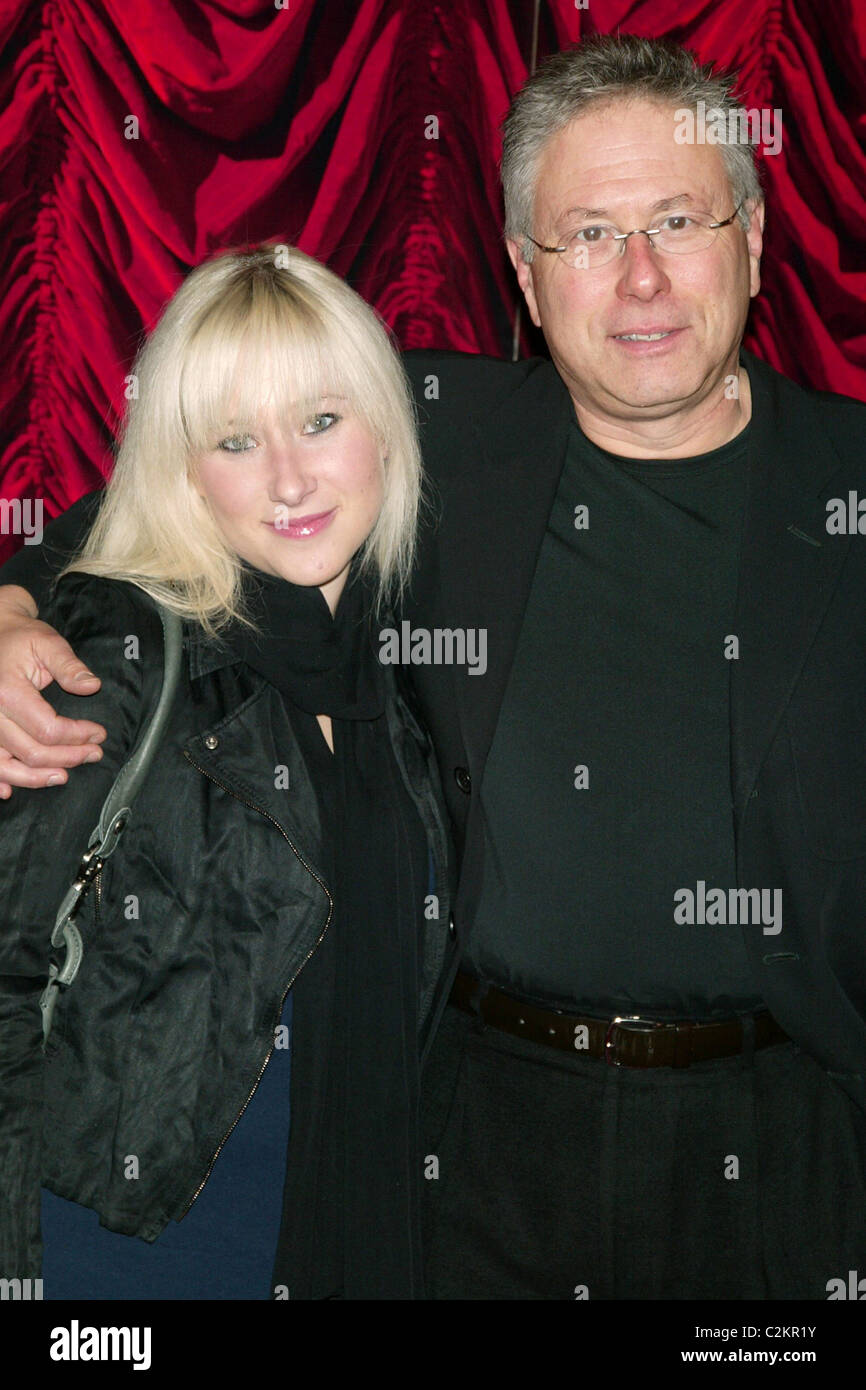 Alan Menken & Anna Menken Opening night of the Broadway musical revival ...