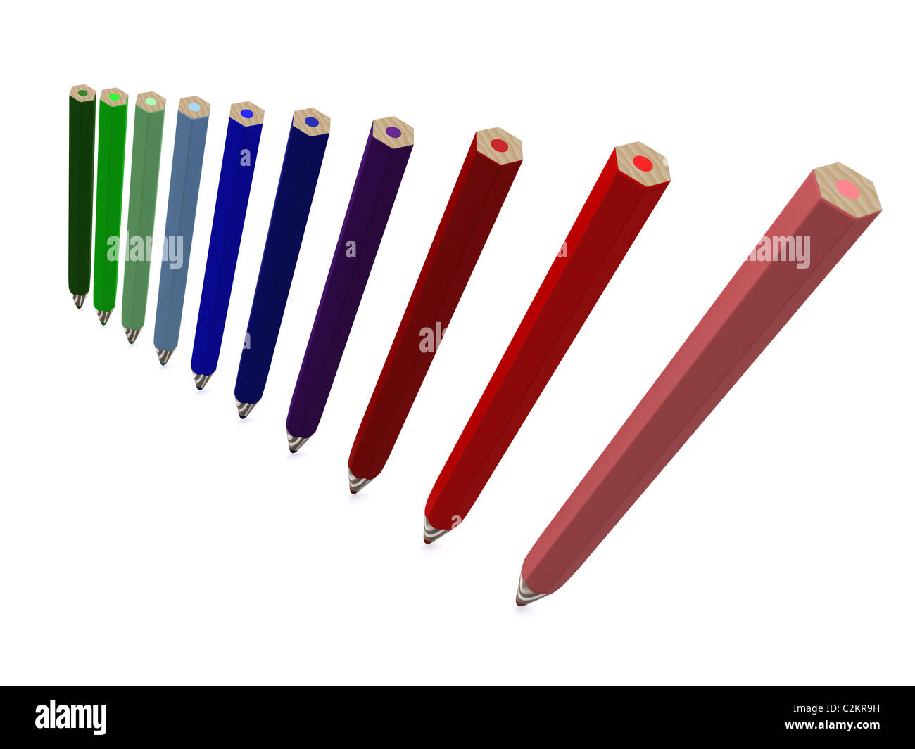 Background colored pencils 3d hi-res stock photography and images - Alamy