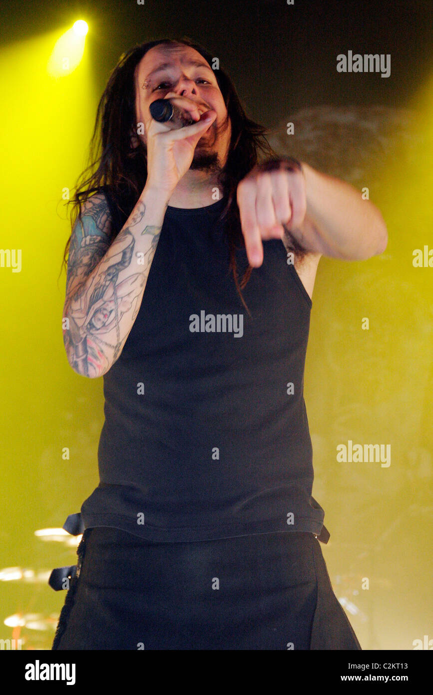 Korn performing live in concert at Carling Academy Brixton London ...