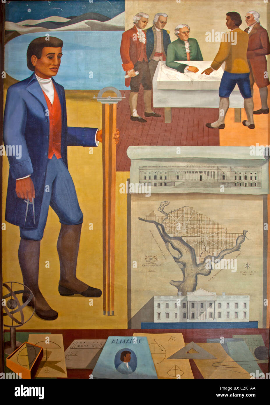 Benjamin Banneker: Surveyor-Inventor-Astronomer Stock Photo - Alamy