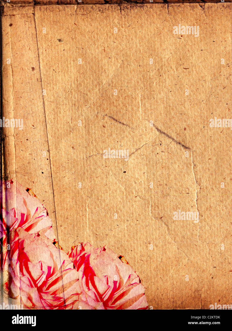 dirty paper surface texture. roses Stock Photo - Alamy