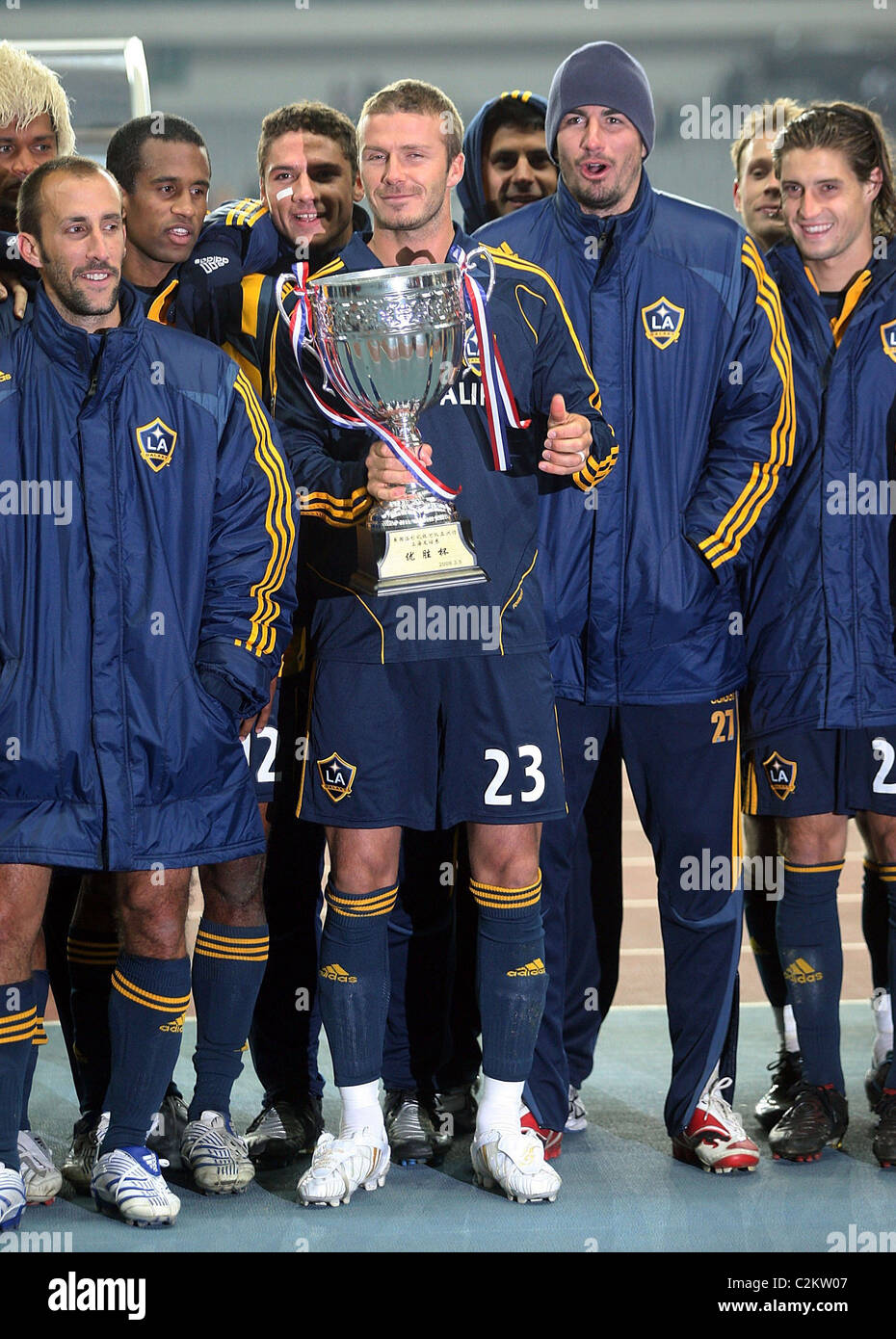 Captain of Los Angeles Galaxy, David Beckham Los Angeles Galaxy play ...