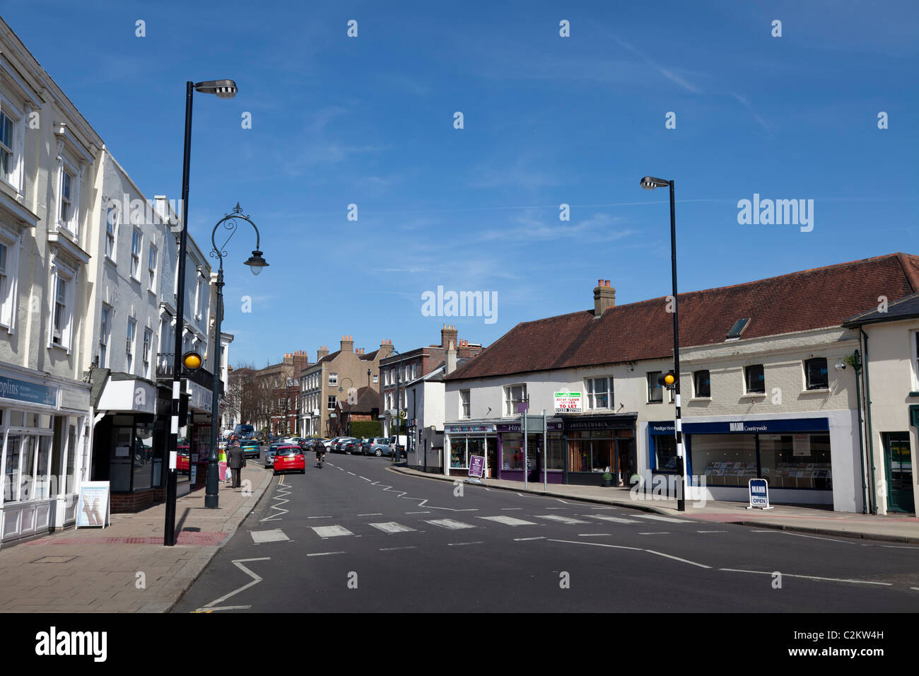 Fareham town centre street Stock Photo - Alamy