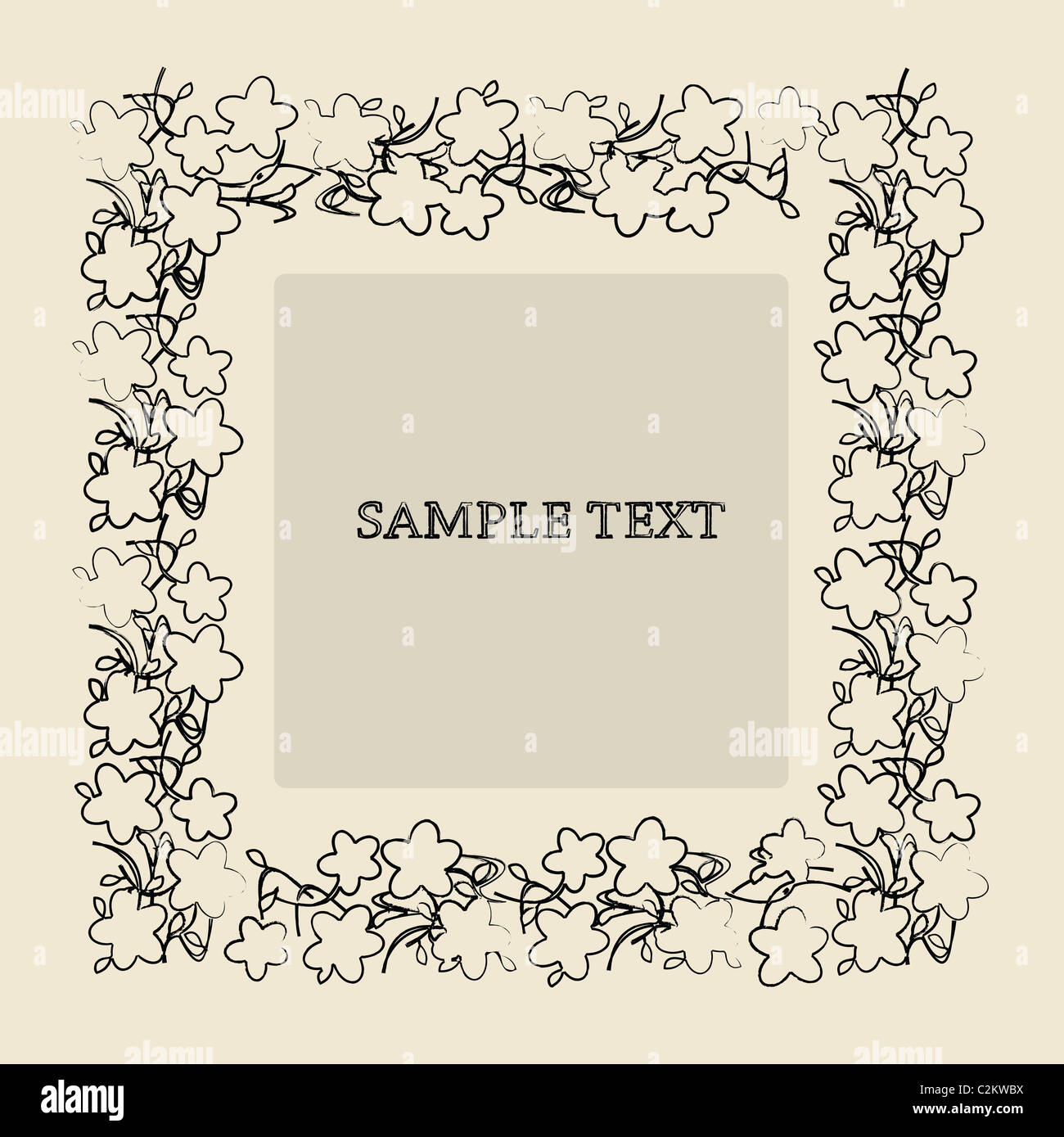Sample text frame Stock Photo - Alamy