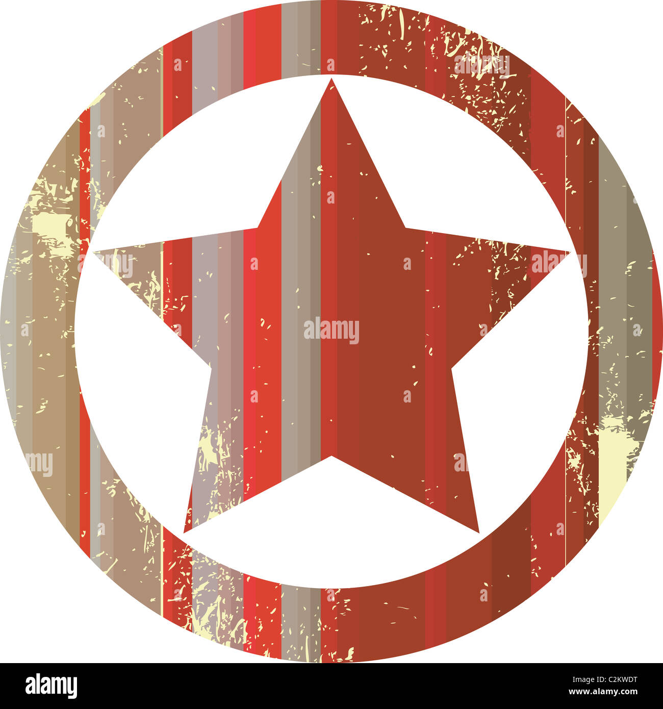 Red sheriff star Stock Photo - Alamy