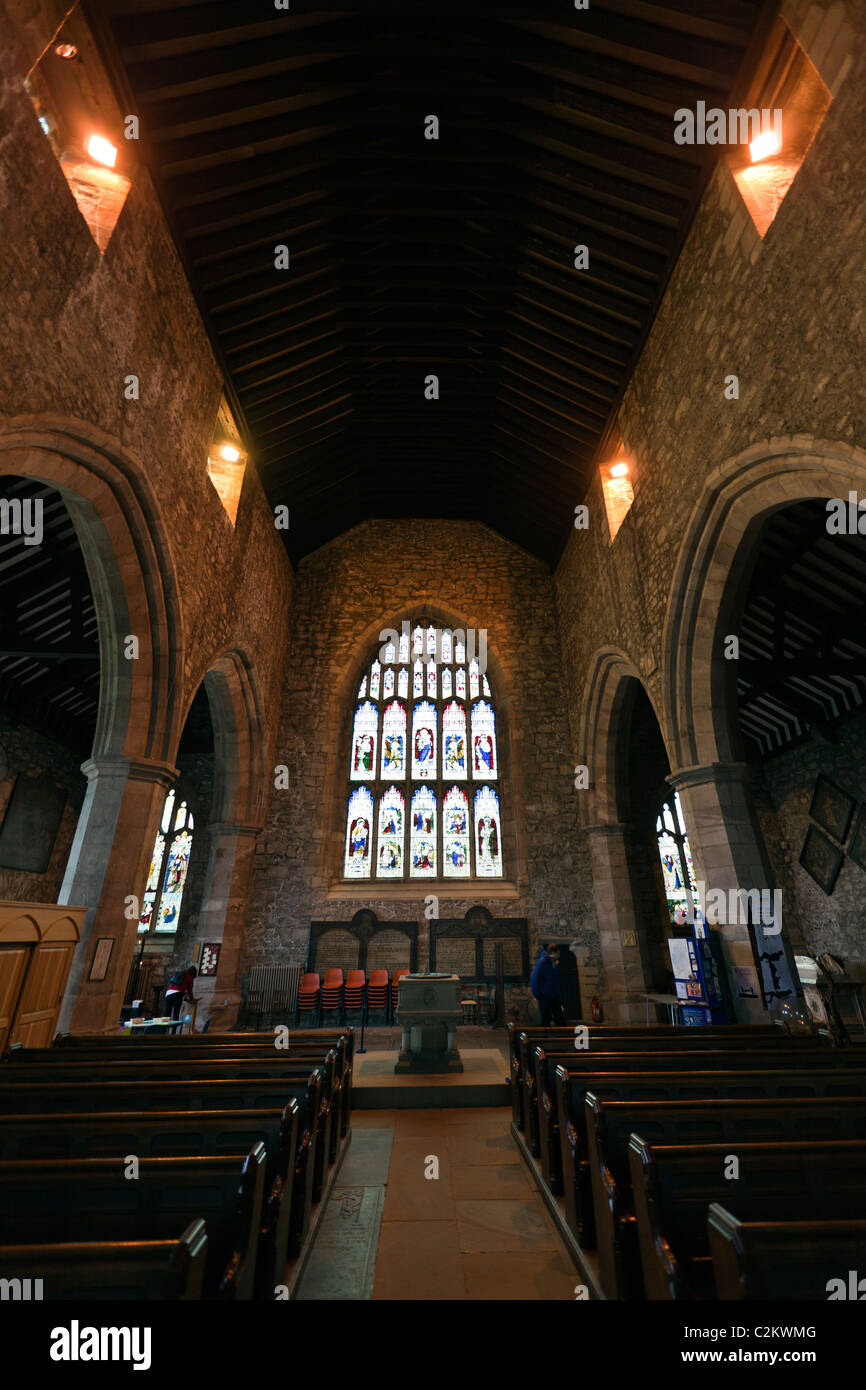 Cartmel Priory Church, Cumbria, UK Stock Photo - Alamy