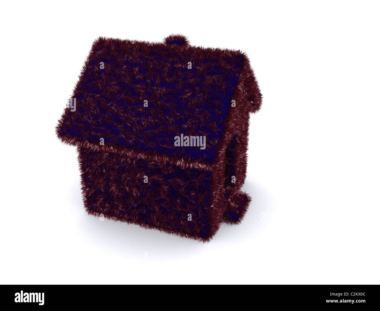 3d model house Cut Out Stock Images & Pictures - Alamy