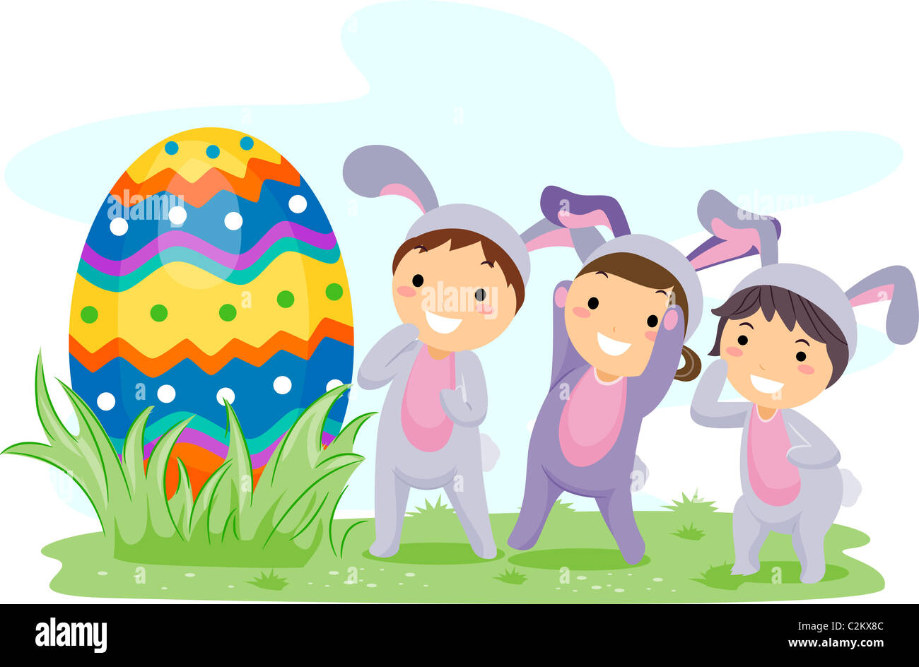 Cartoon illustration easter egg looking hi-res stock photography and ...