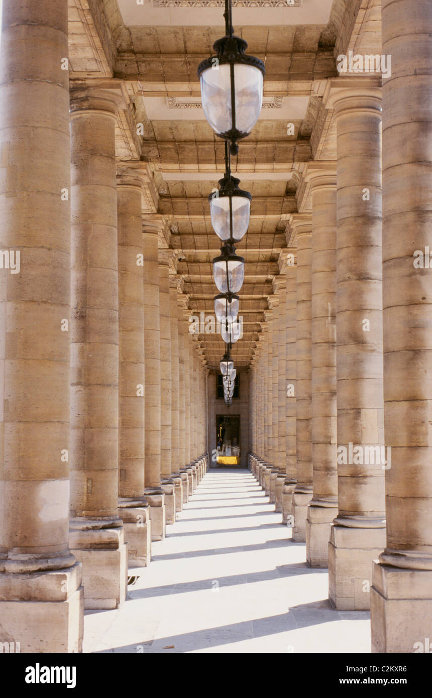 Colonnades palais royal paris france hi-res stock photography and ...