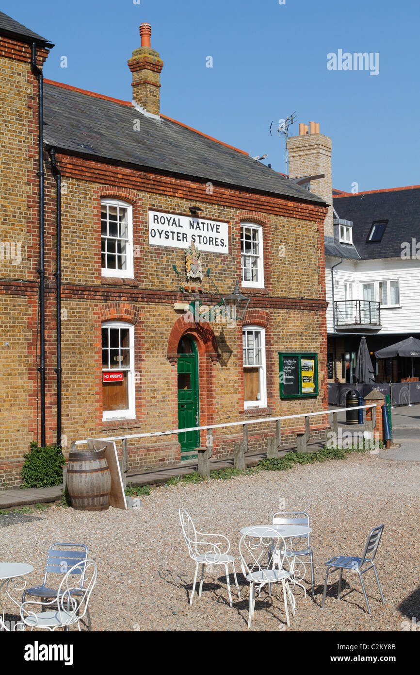 The Royal Native Oyster stores in Whitstable Stock Photo - Alamy