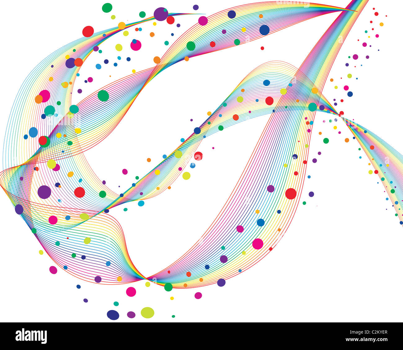 Colourful lines background for design use. Vector illustration Stock ...