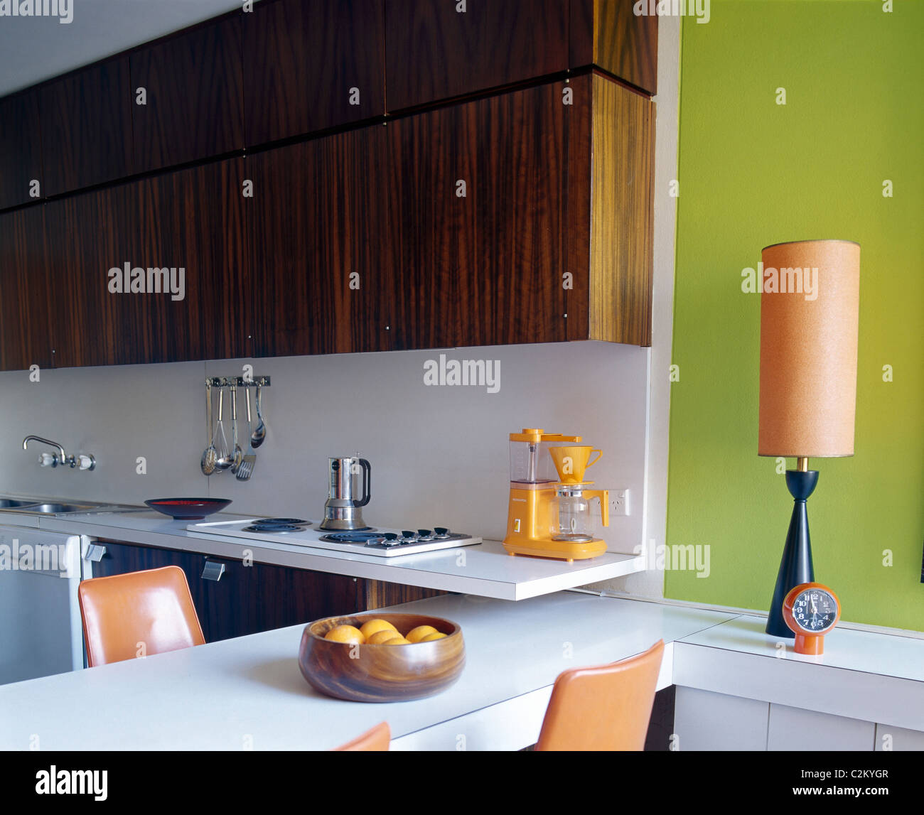 1960s breakfast bar hi-res stock photography and images - Alamy
