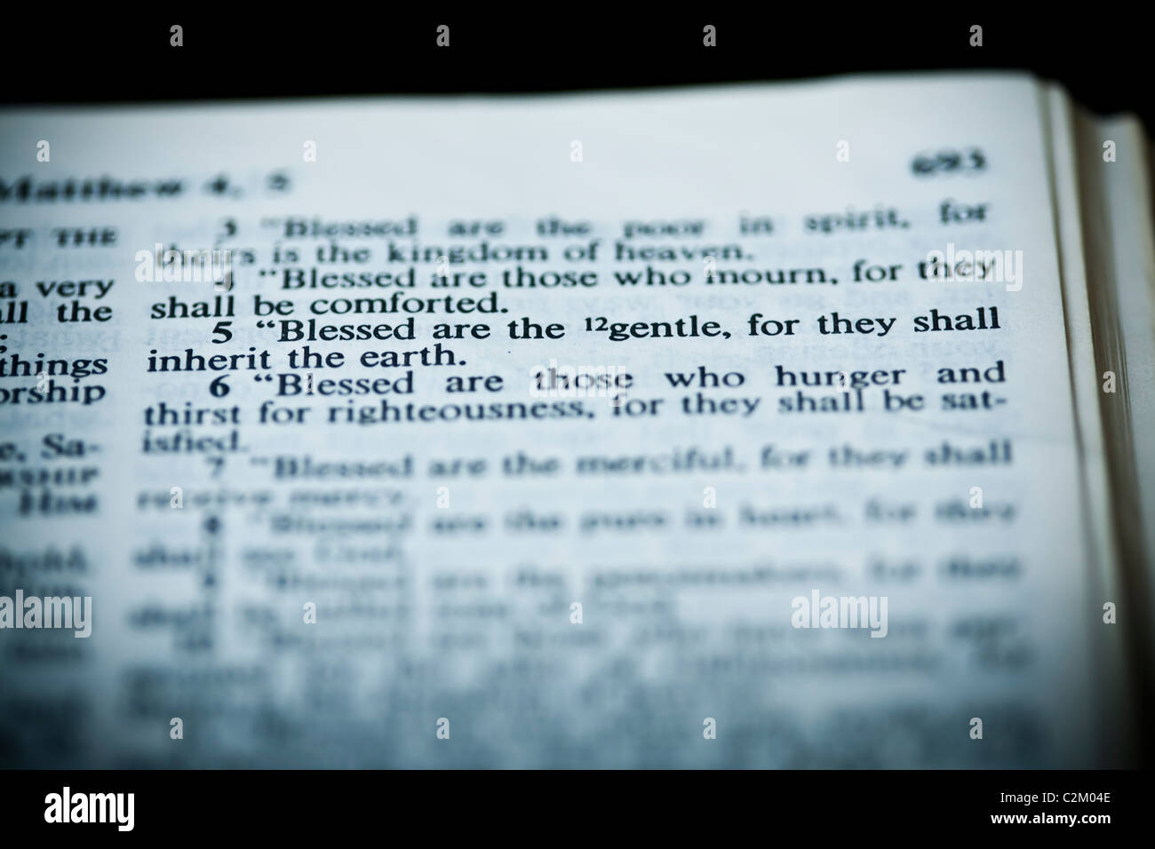 Bible beatitude hi-res stock photography and images - Alamy