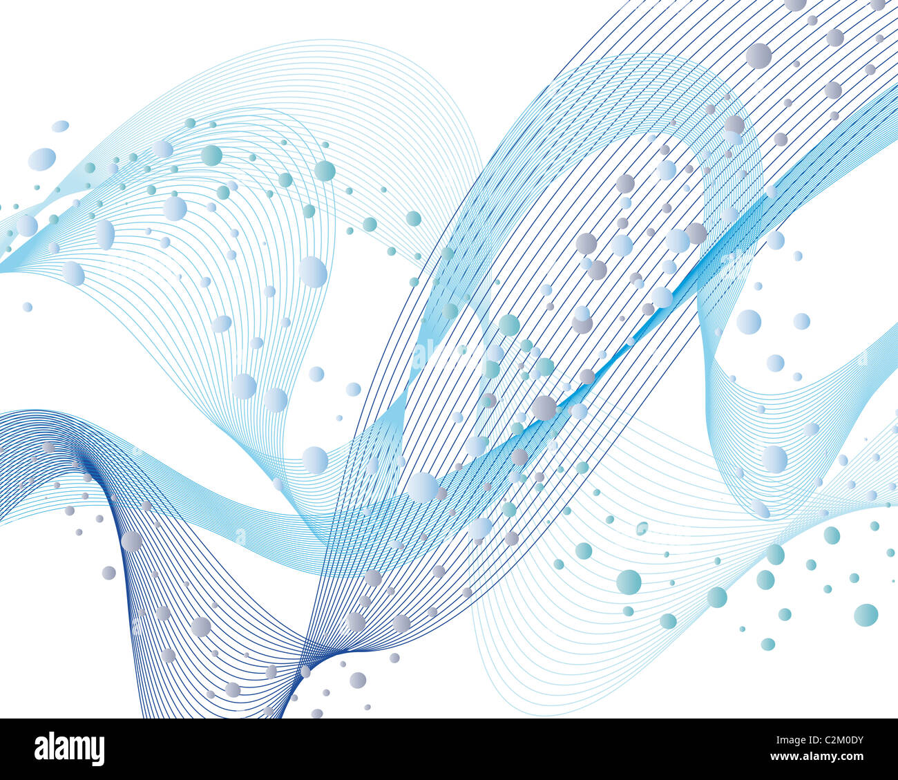 Abstract water vector background with bubbles of air Stock Photo - Alamy