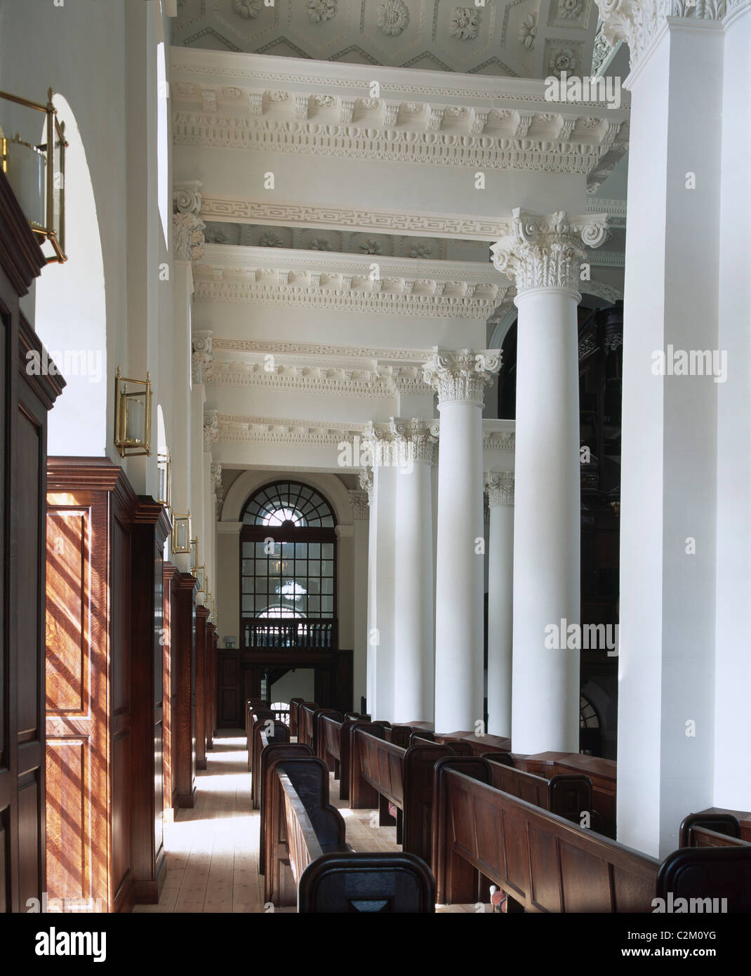 Interior of christ church spitalfields hi-res stock photography and ...