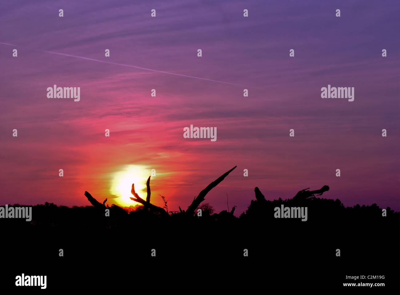 scenes sunsets,nature norfolk Stock Photo - Alamy