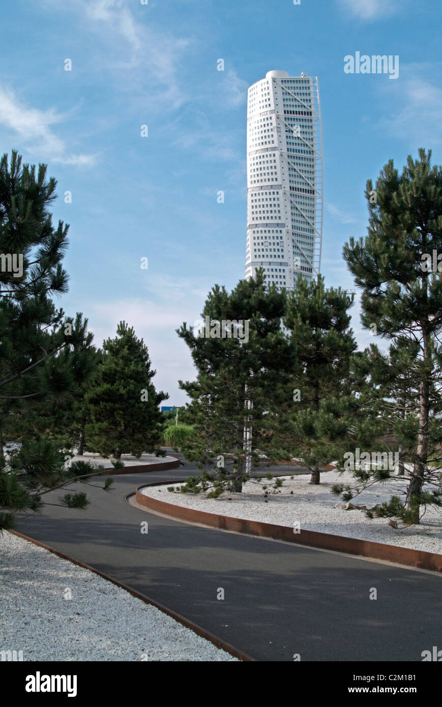 Turning Torso, High-Rise Apartment Tower, Malmo, 2001 - 2005. Exterior ...