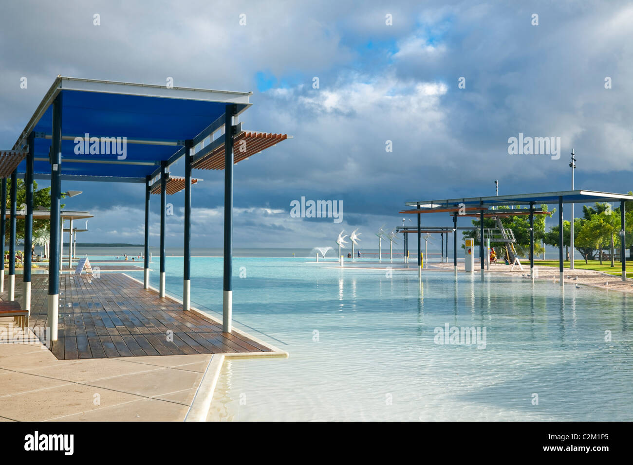 The Esplanade Lagoon. Cairns, Queensland, AUSTRALIA Stock Photo - Alamy
