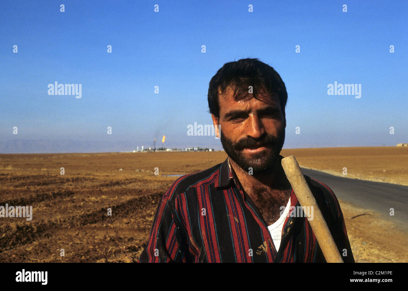 Syrian Kurdish farmers in villages near Qamishli, north west Syria ...