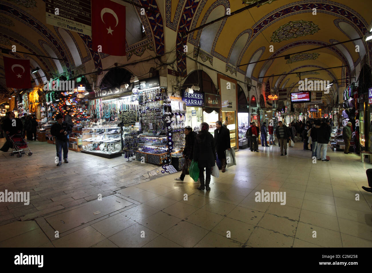 Grand or Covered Bazaar, Istanbul, Turkey Stock Photo - Alamy
