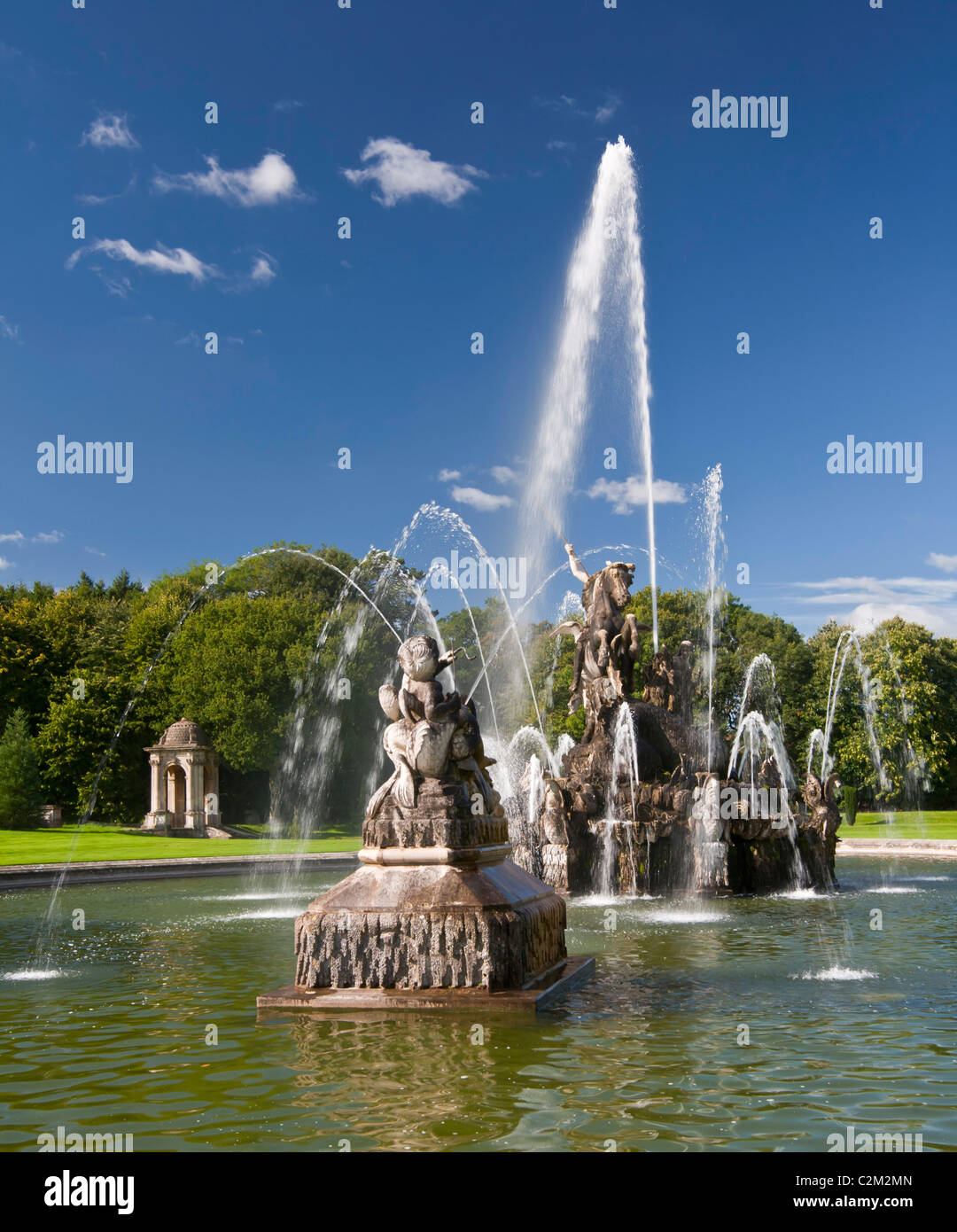 Andromeda and Perseus Fountain at Witley Court Stock Photo - Alamy