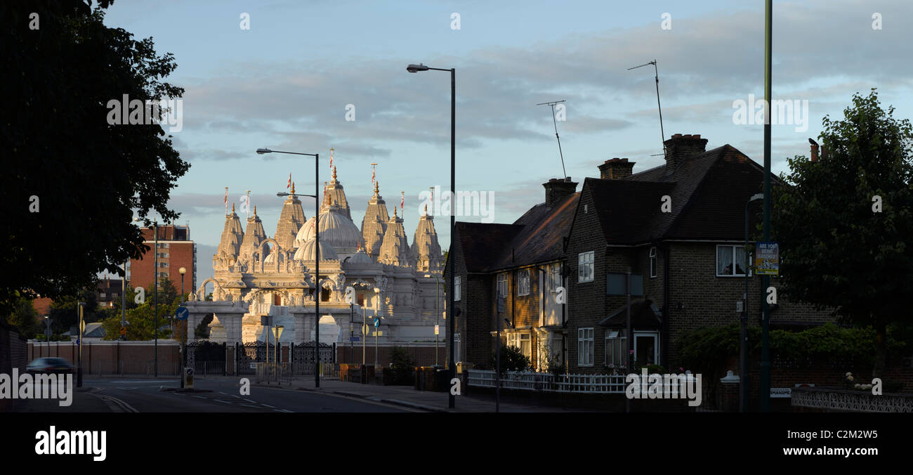 Baps shri swaminarayan mandir temple hi-res stock photography and ...