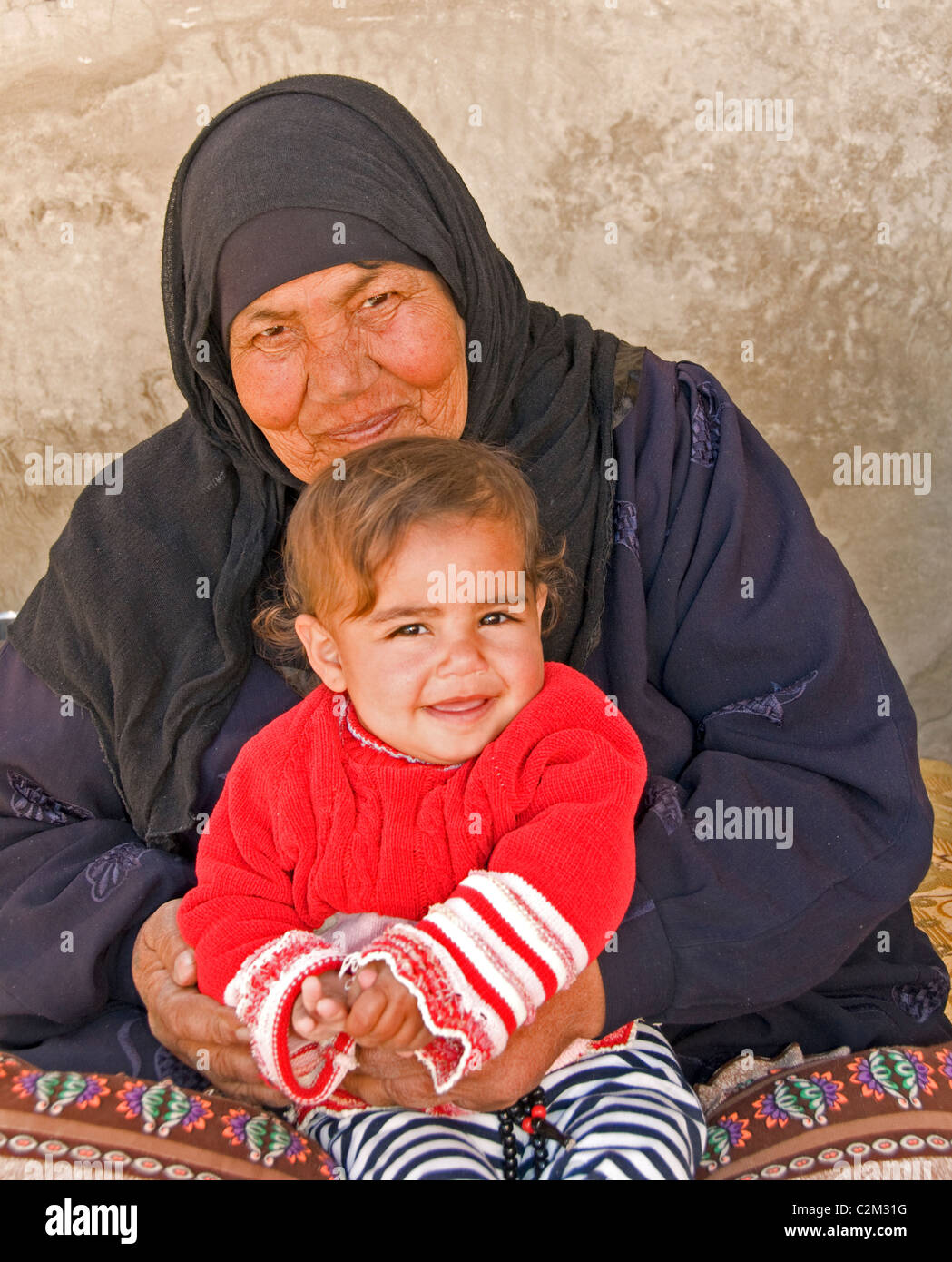 Syria desert Badiyat al Sham farm sheep culture Bedouin Bedouins ...
