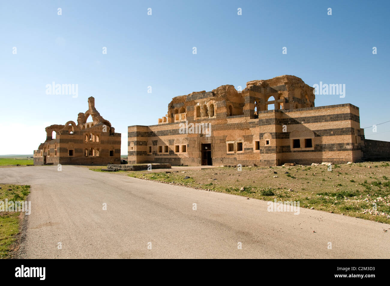 Qasr ibn Wardan Syria Byzantine church and palace Oriental Syrian ...