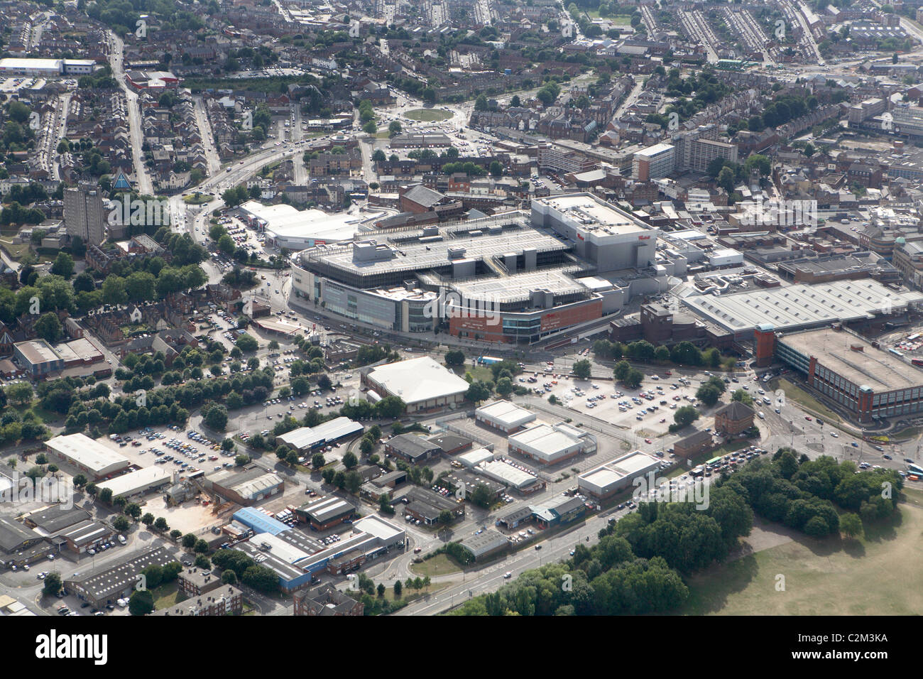 Westfield shopping centre derby Stock Photo - Alamy