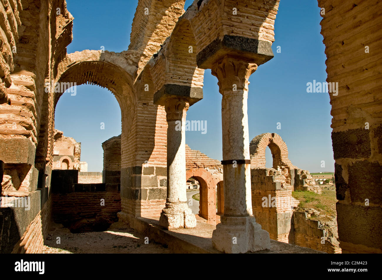 Qasr ibn Wardan Syria Byzantine church and palace Oriental Syrian ...