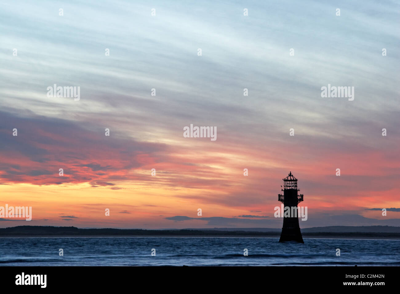 Whiteford Lighthouse, Gower, Wales Stock Photo - Alamy