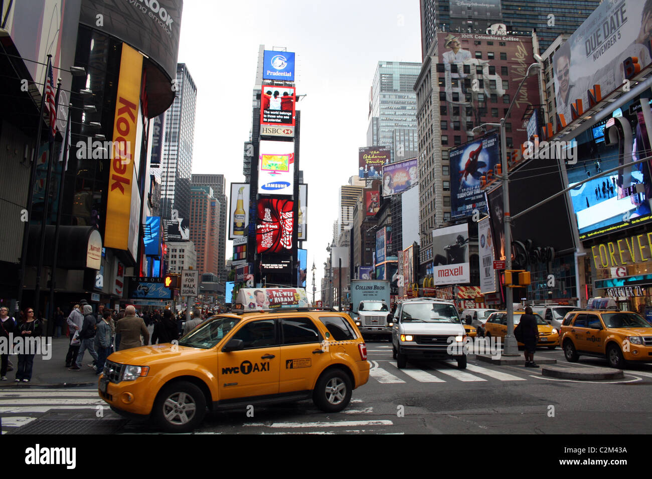 TIME SQUARE NEW YORK USA 12 October 2010 Stock Photo - Alamy