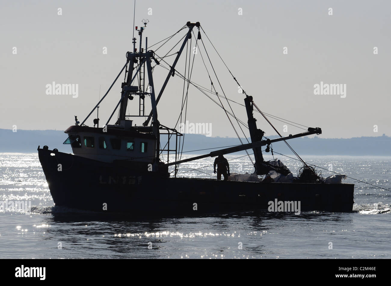 Dredge Silhouette High Resolution Stock Photography and Images - Alamy