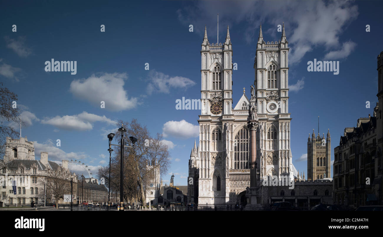 London westminster abbey exterior hi-res stock photography and images ...