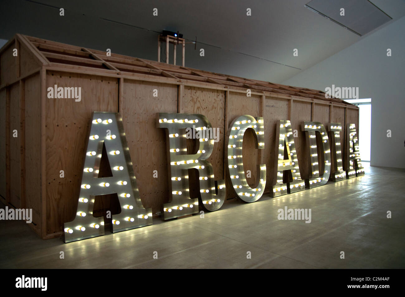 Turner Contemporary gallery launch Ellen Harvey installation Arcadia ...