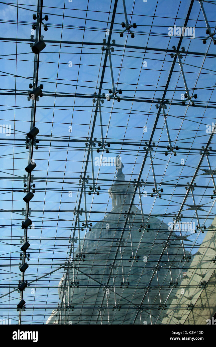 UNITED STATES CAPITOL TROUGH GLASS ROOF WASHINGTON DC USA 12 October ...