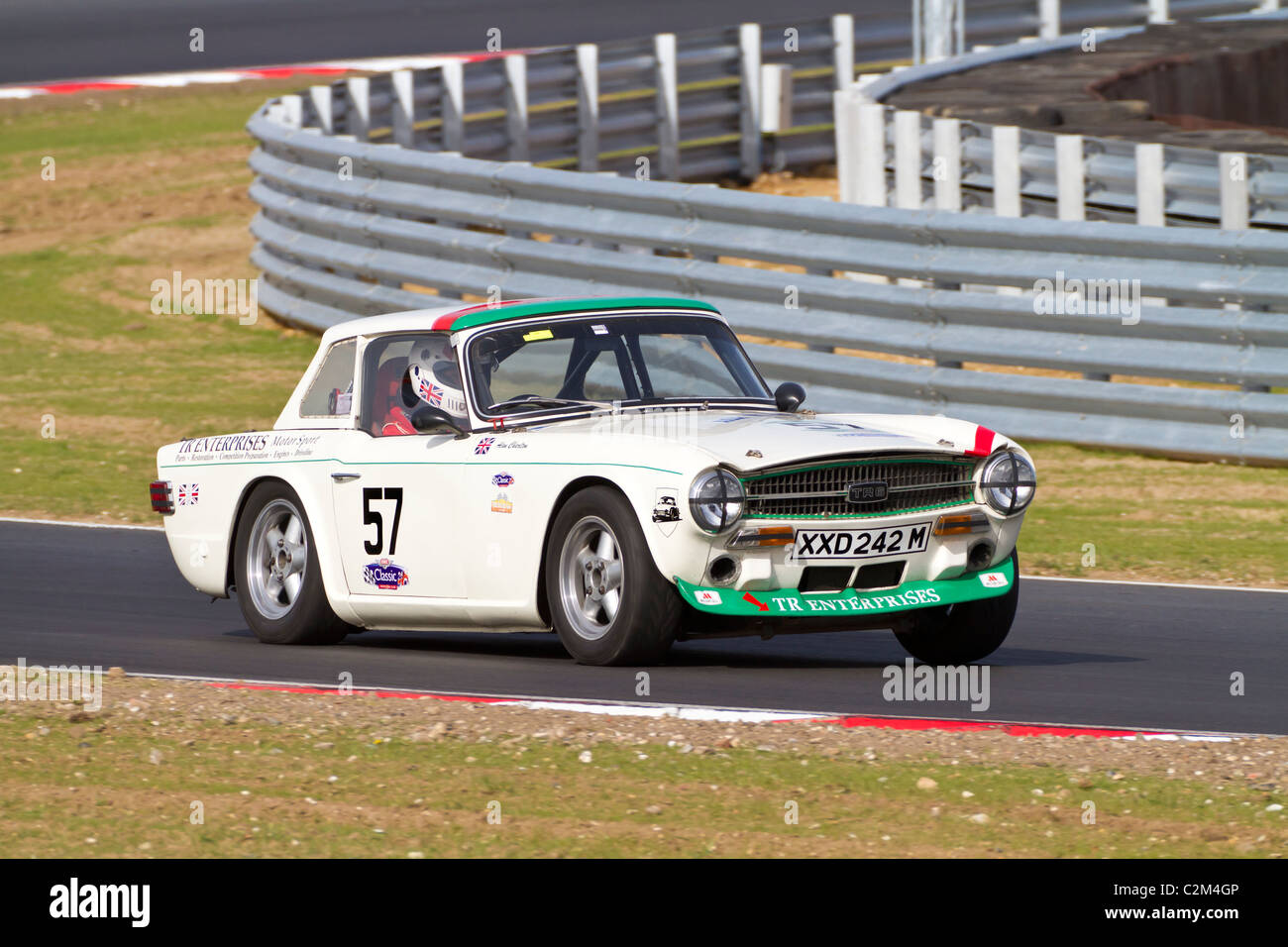 1973 Triumph TR6 during the CSCC Swinging Sixties Series race at ...