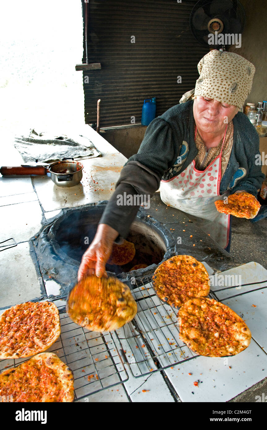 Bakery pancake pancakes pizza Syria desert Badiyat al Sham Bedouin ...