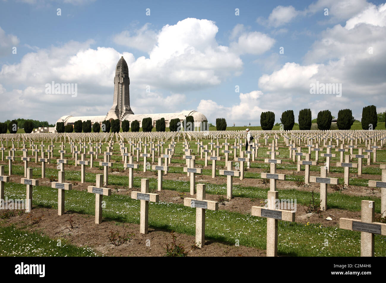 Great ossuary at douaumont hi-res stock photography and images - Alamy