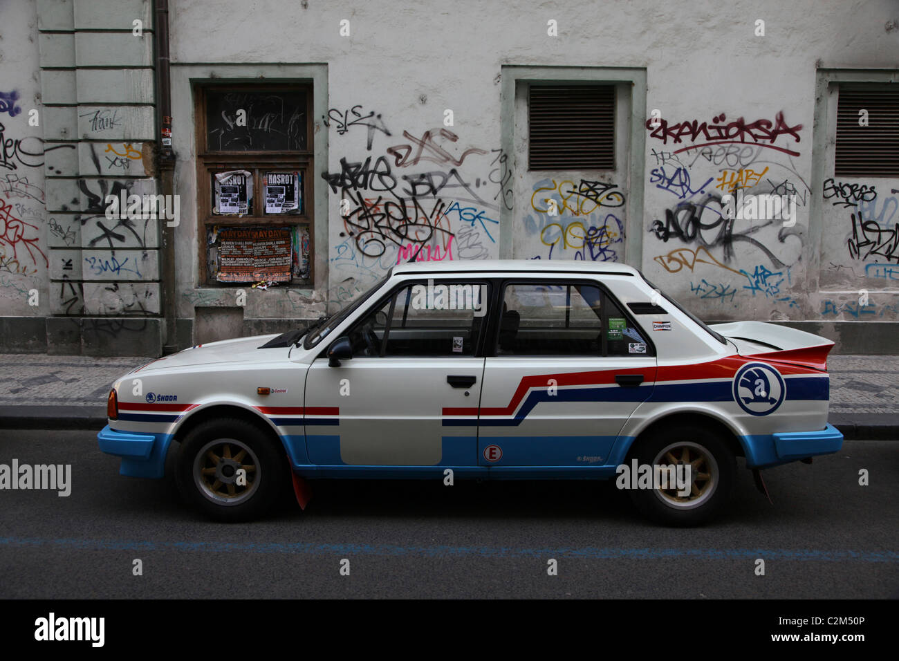 An old Skoda automobile manufactured in Czech Republic Stock Photo - Alamy