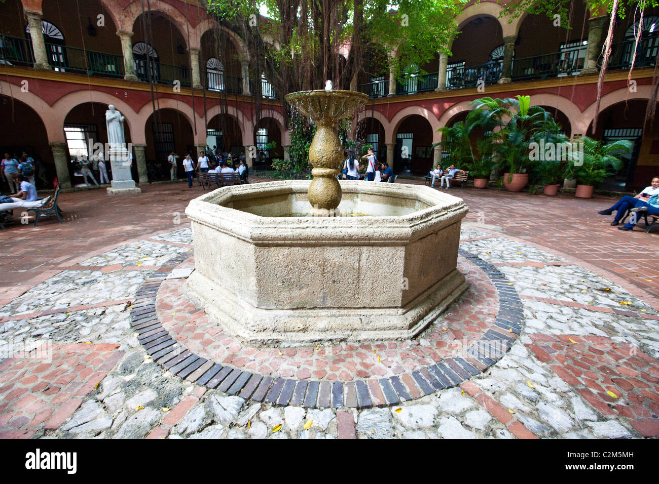 Rafael Nunez University in the cloisters of Iglesia de la Santa Orden ...