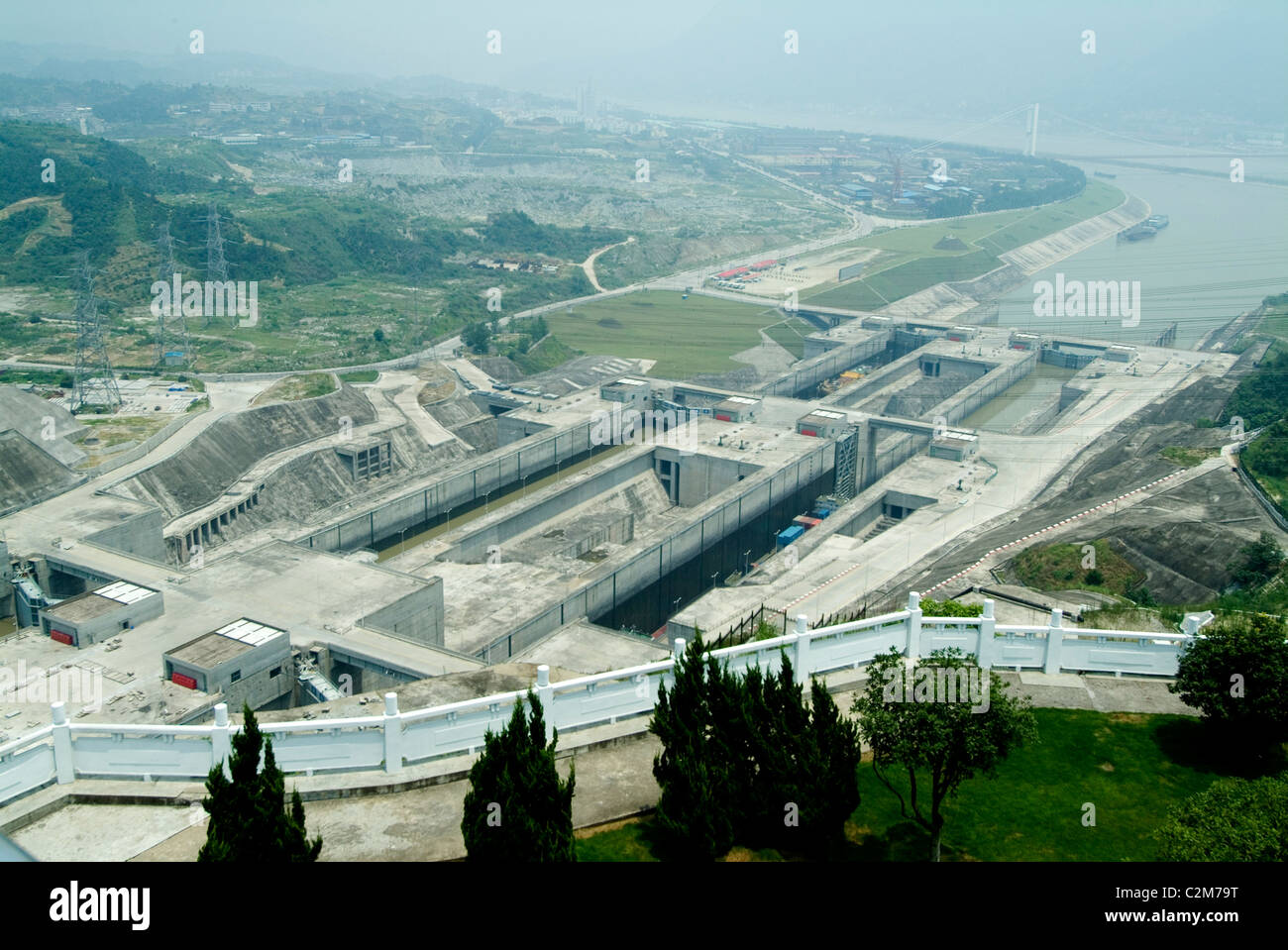 Locks, Three Gorges (Sanxia) Dam, Yangtze River, China Stock Photo - Alamy