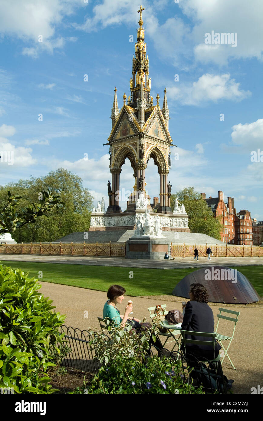 Albert Memorial, South Kensington, London, 1876 Stock Photo - Alamy