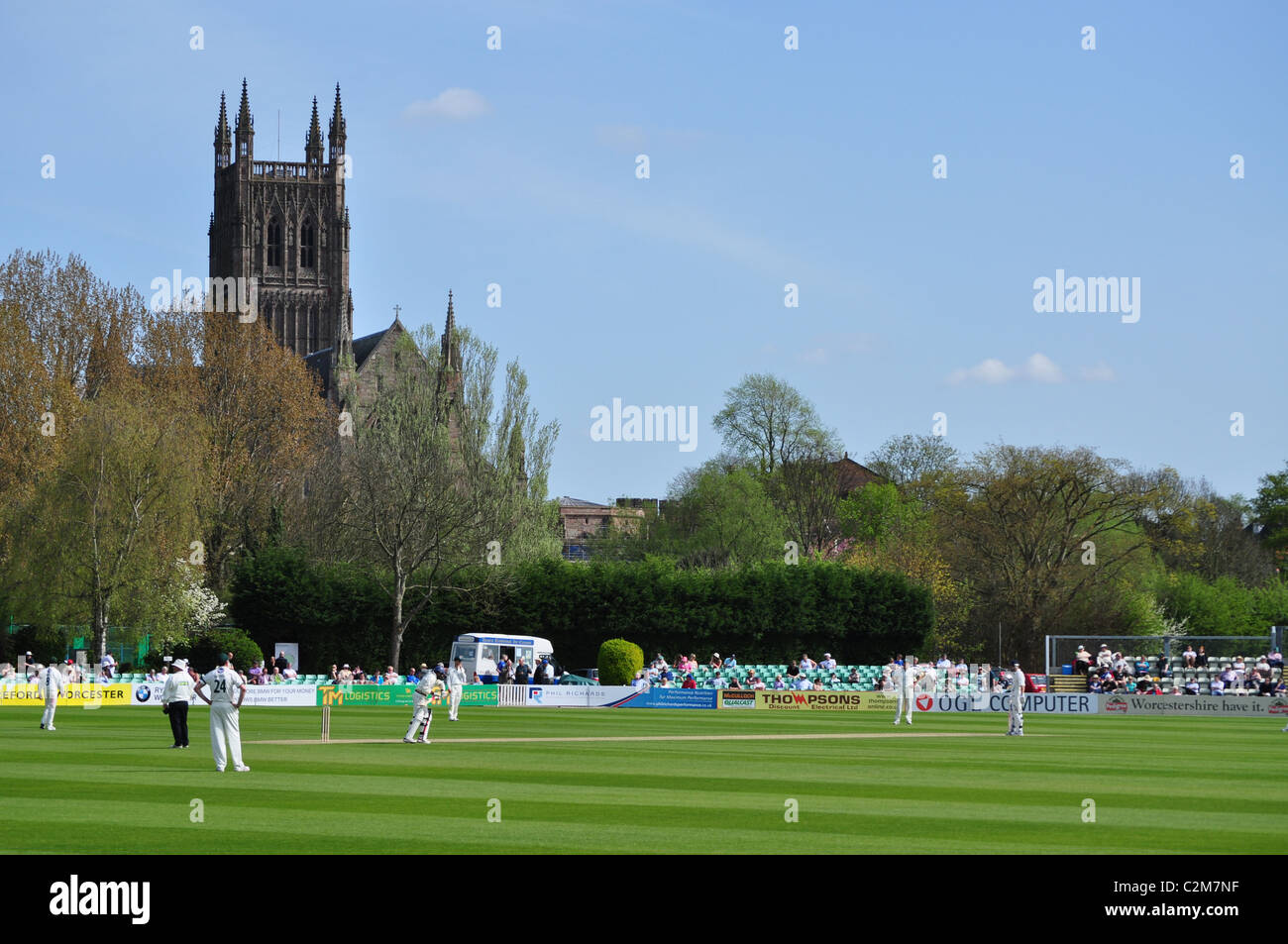 Worcestershire v Yorkshire, New Road, Worcester, 2011 Stock Photo - Alamy